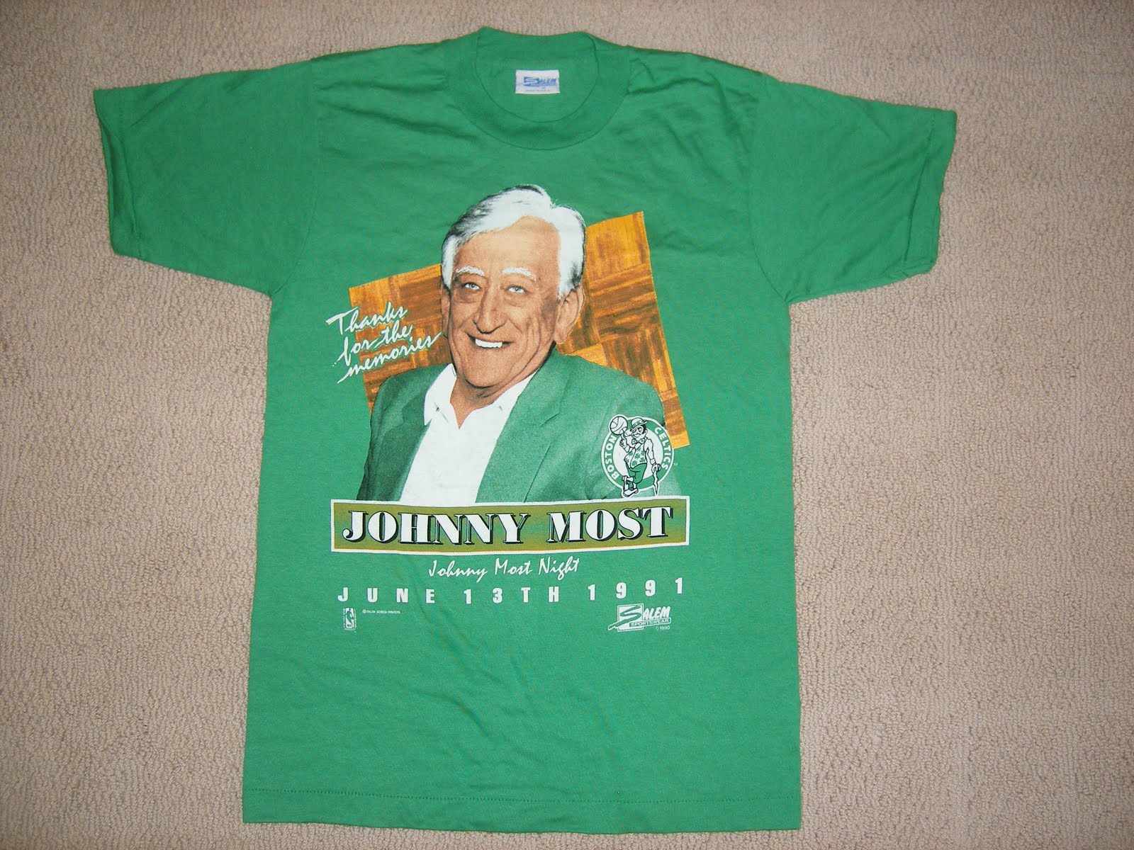 Allergic To Cubicles: Johnny Most Night Boston Celtics Shirt