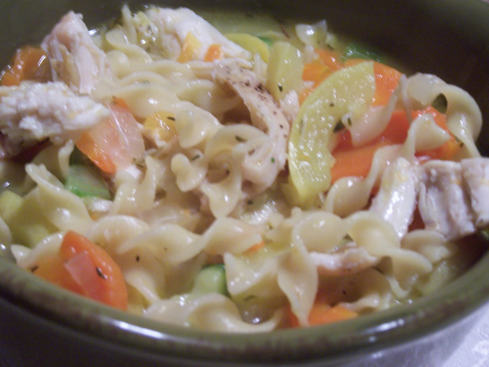 Mommy's Menu: Chunky Chicken Noodle Soup