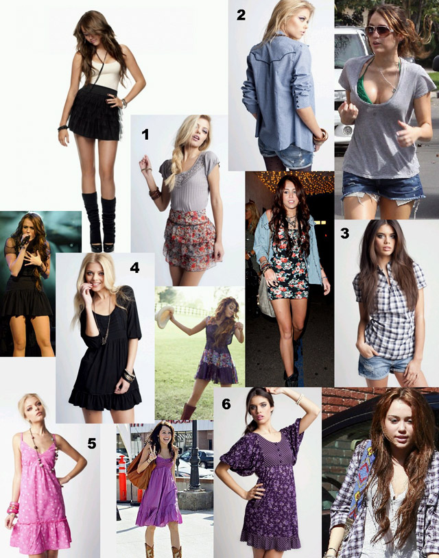 Moda de vestir: Look Country Moderno : Miley Cyrus