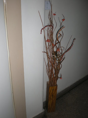 lidinrecicla.: Florero de ramas secas.