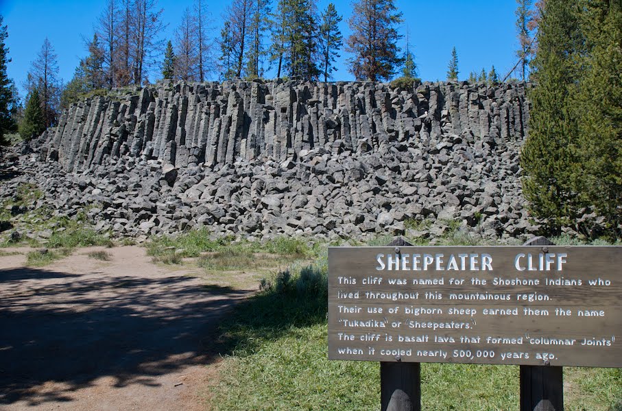 Jim's Photography: Sheepeater Cliff - Yellowstone National Park