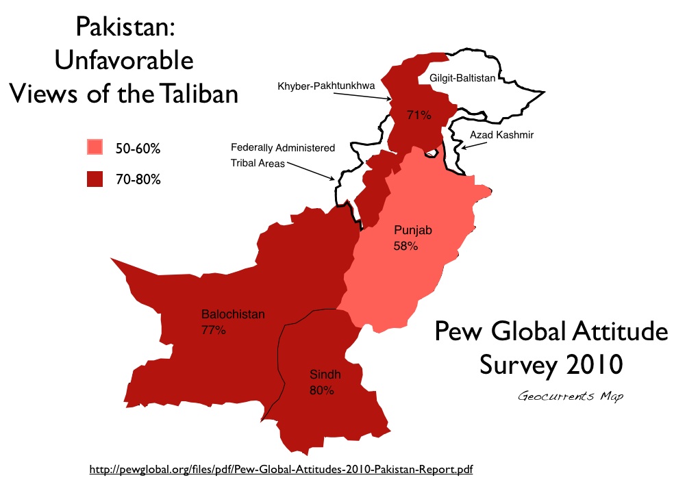 The Geography of Extremism in Pakistan - GeoCurrents