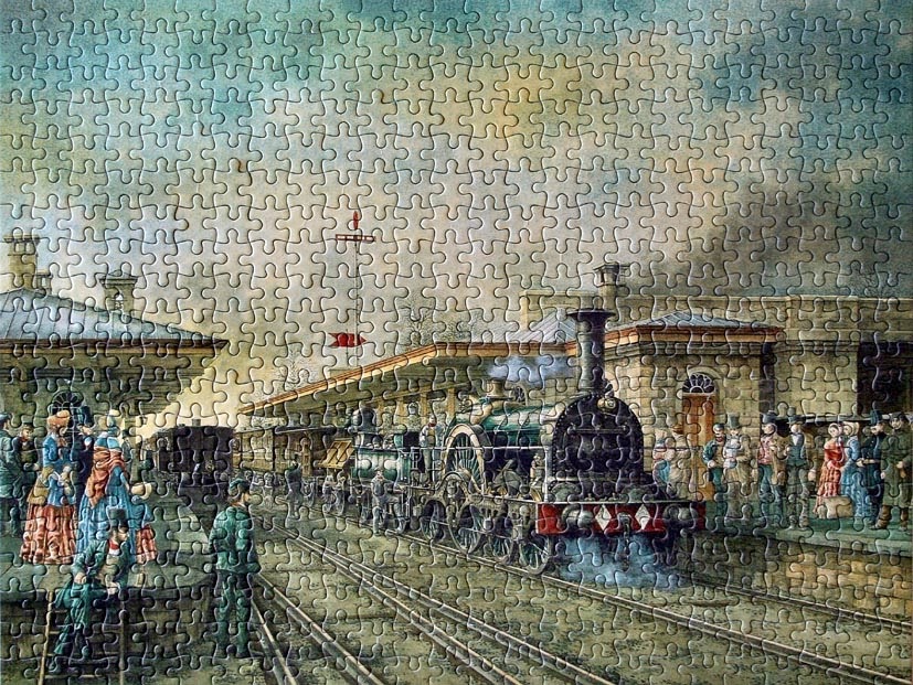 STEAM TRAINS AND JIGSAW PUZZLES: Brunel's Broad Gauge