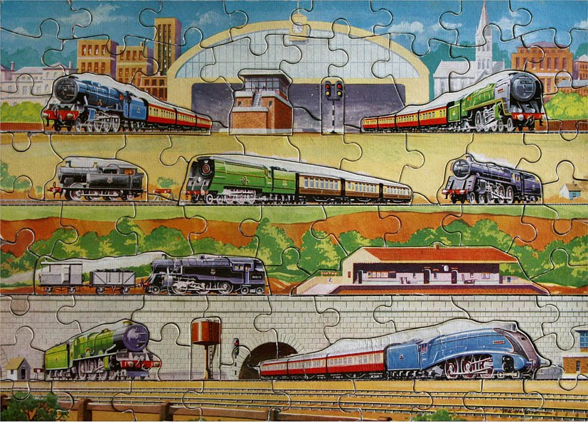 STEAM TRAINS AND JIGSAW PUZZLES: December 2010