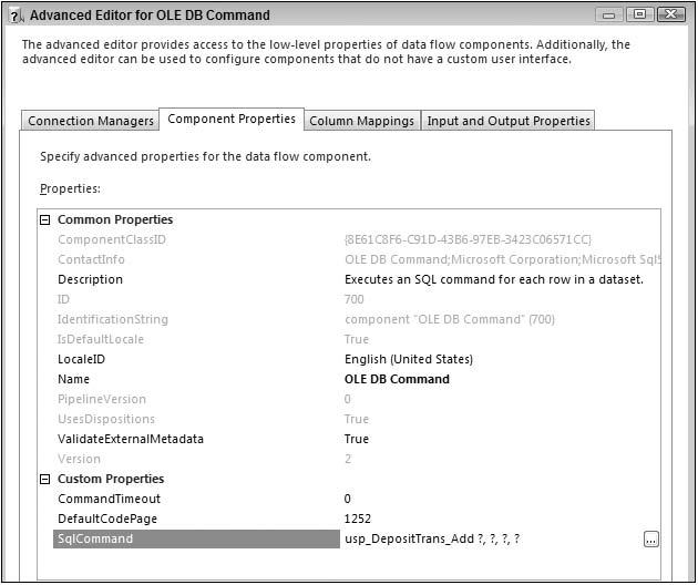 My Bi Stuff Ole Db Command Ssis