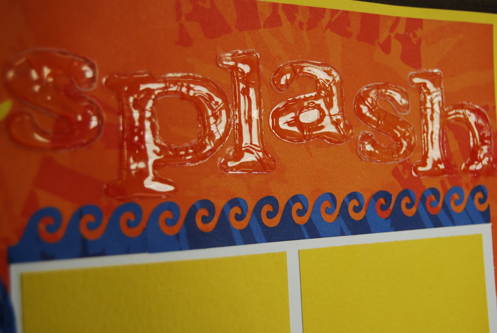 The Scrapbook Shoppe: Watery Good Stuff