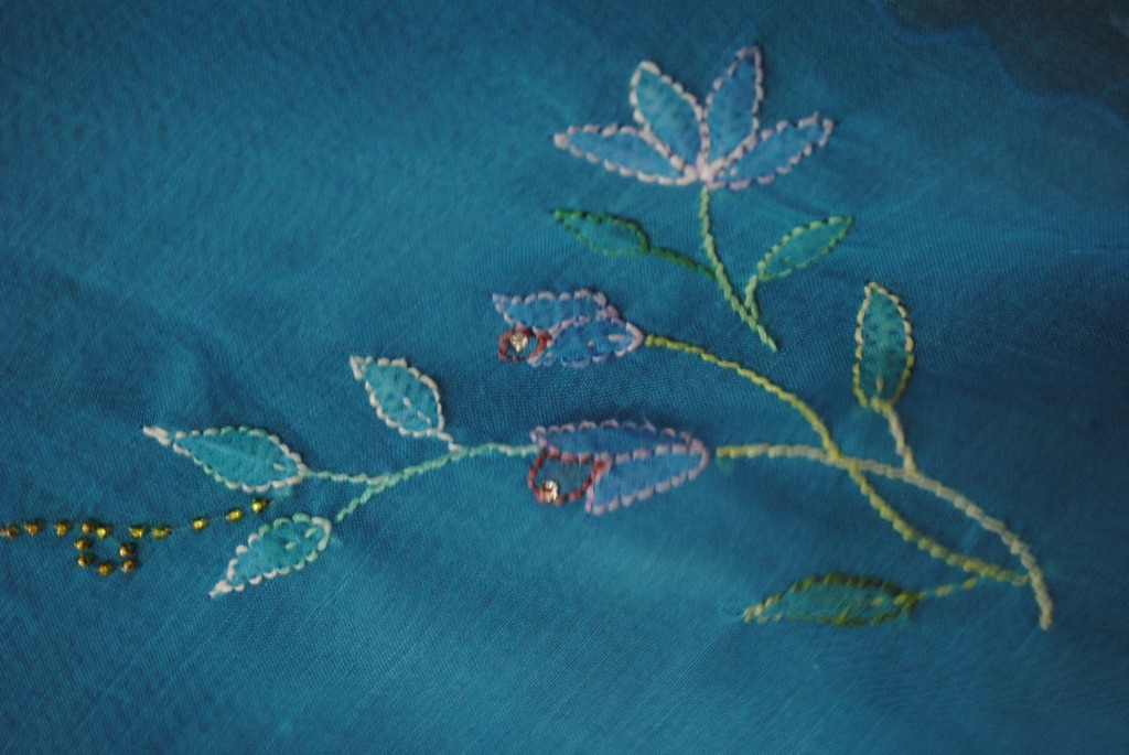 Wonderful beads and handmade embroidery: Design sulam bayang
