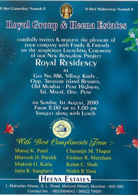 ROYAL RESIDENCY: Fill colour in your holiday life...Naturally