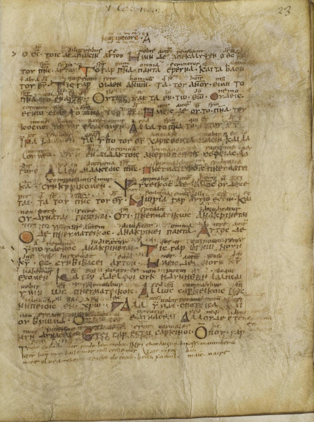 A N G L A N D I C U S: Codex Boernerianus and Irish Scribal Mischief