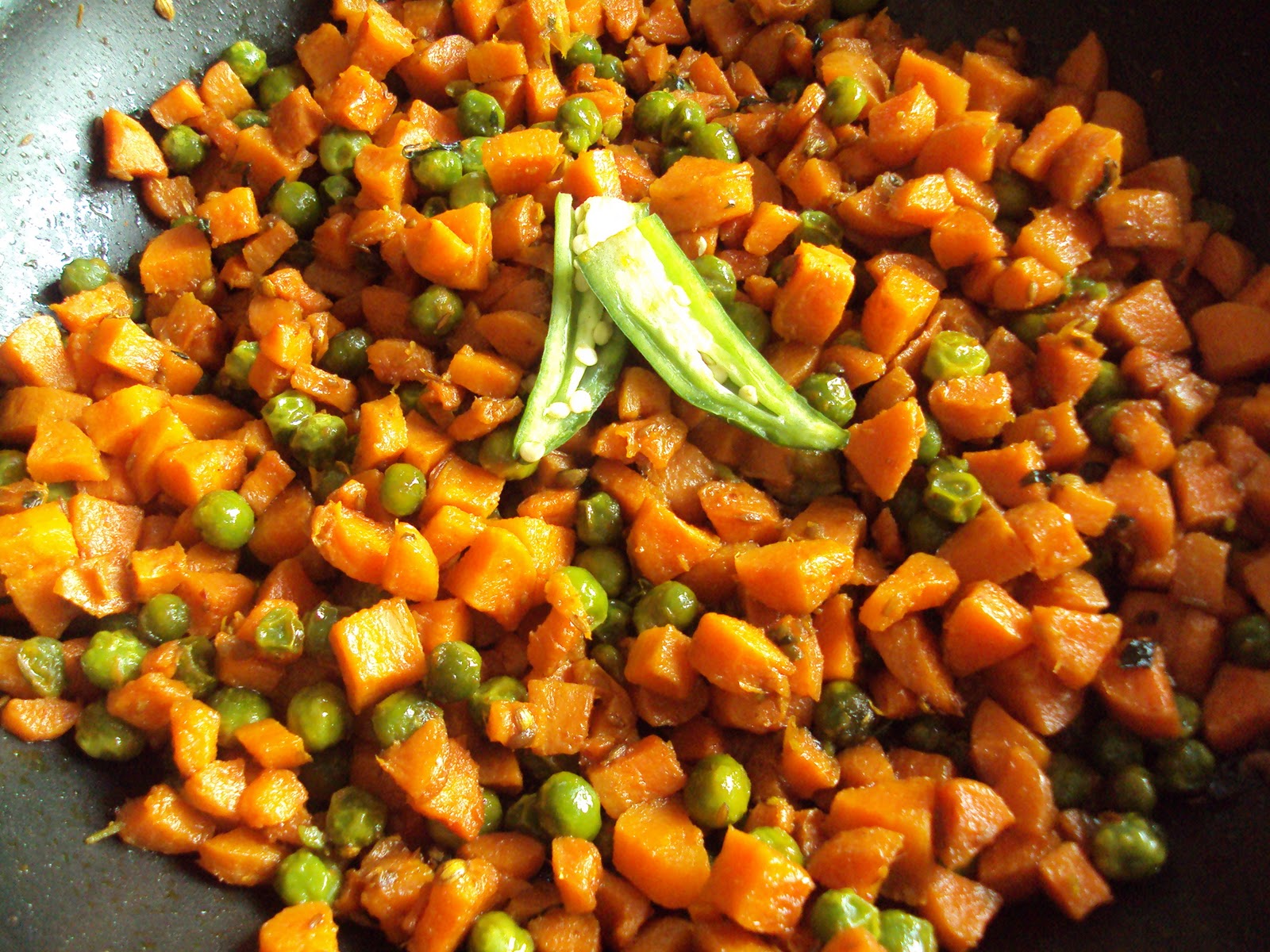 Indian Khana Pakana: Punjabi Gajar Matar