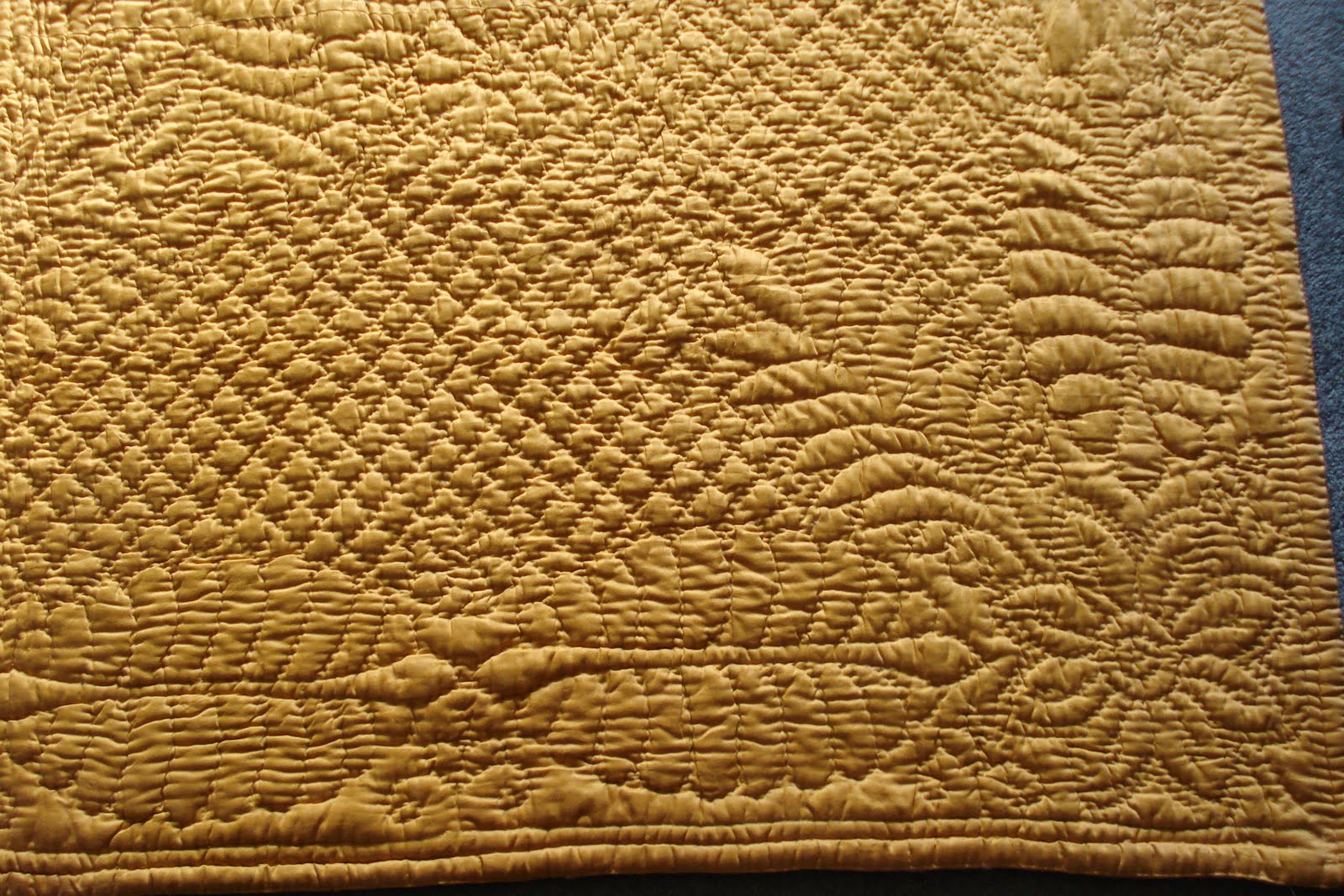 Welsh Quilts: Durham Quilt quilted in Wales