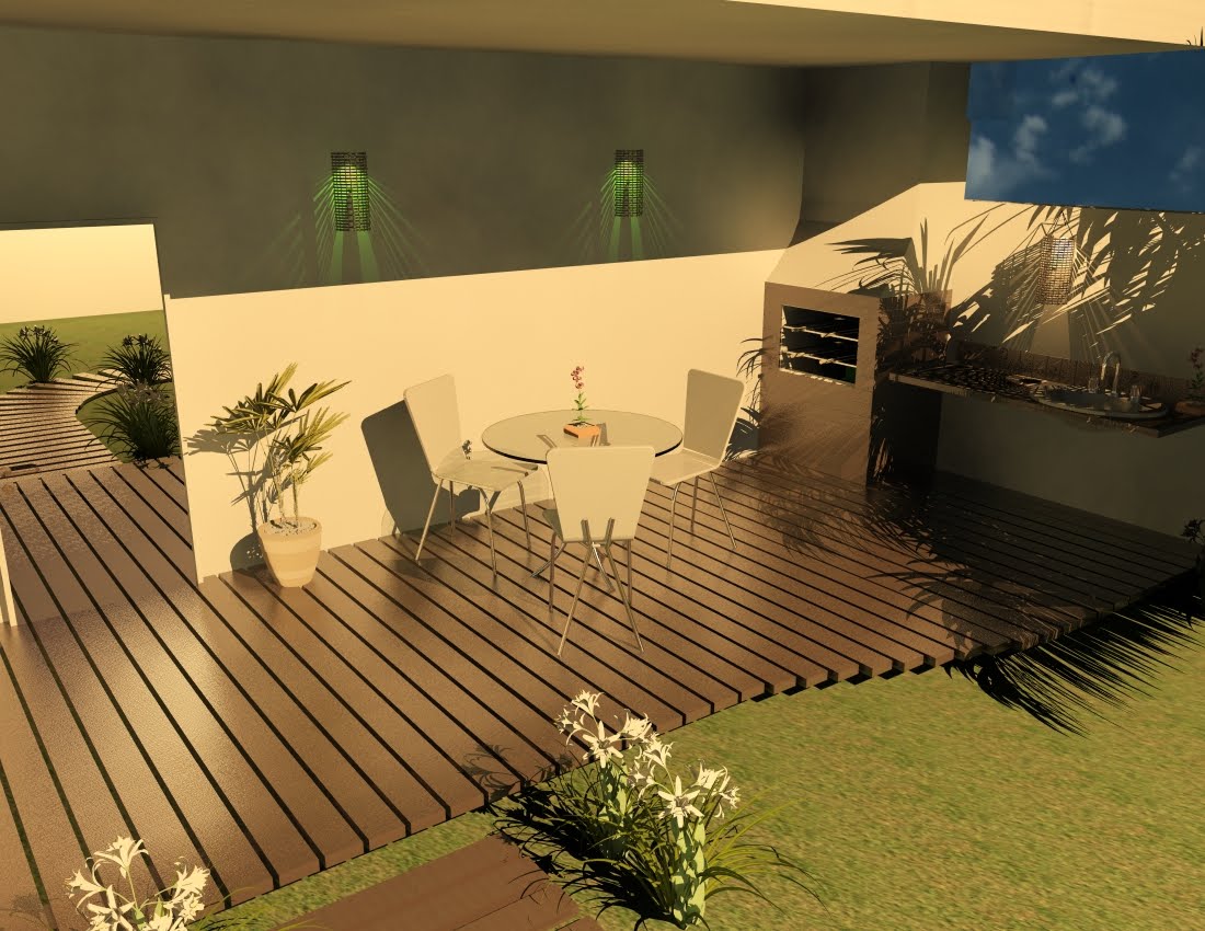 Projetos em 3D: Varanda