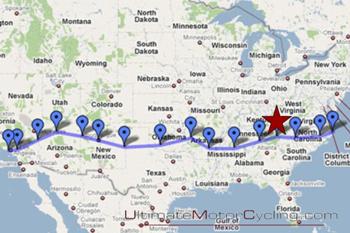 Motorcycle Event News: Cannonball Run 2010 from Kitty Hawk to Santa Montica