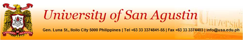 University of San Agustin: About USA