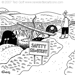 Comic Strips Humour!: Safety shortcuts