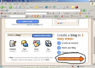 Step by step process to create a Blog | Our English Class