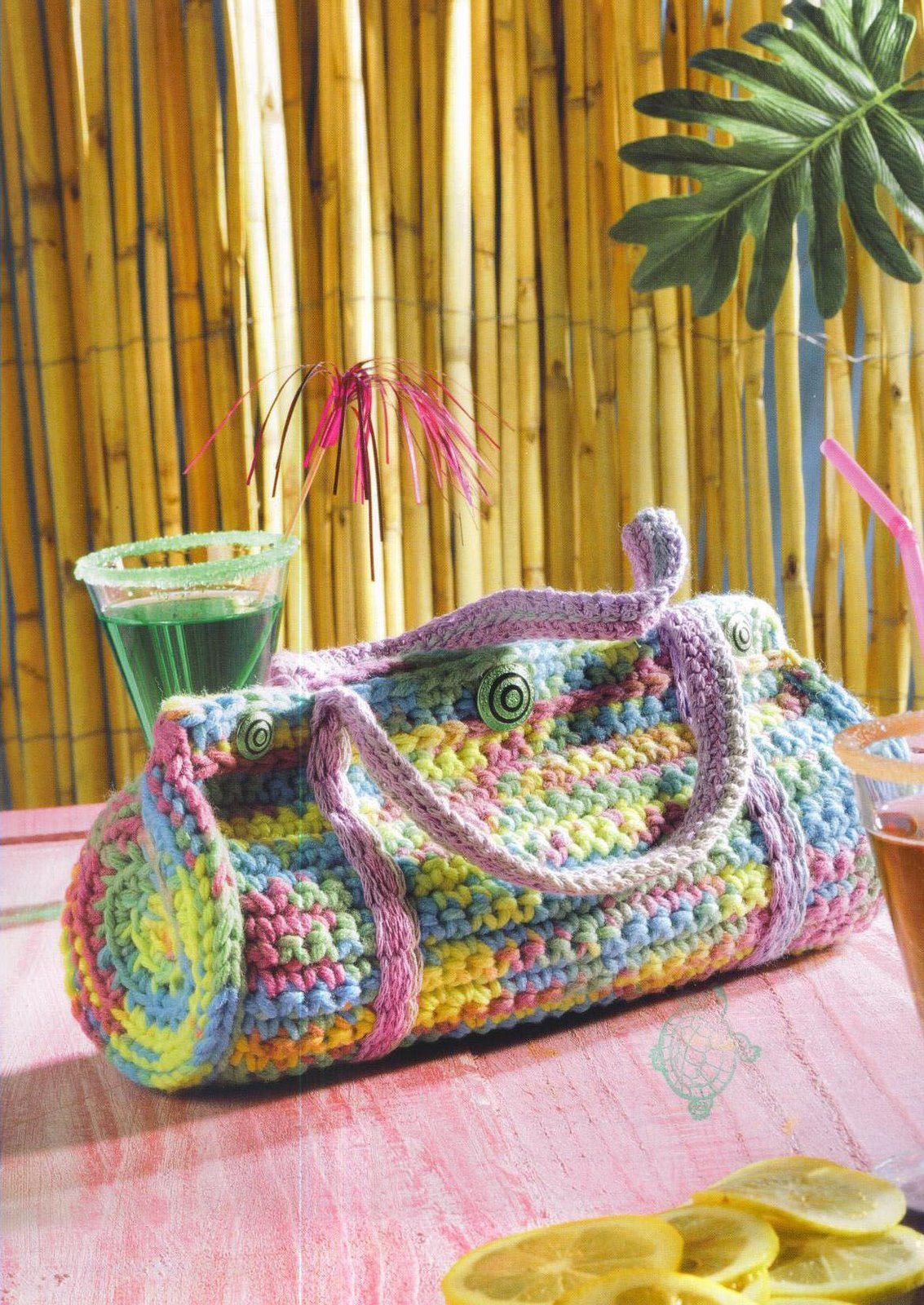 .Un Poquito de Todo: patron bolso crochet