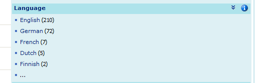 isolutions SharePoint Blog: Language filter with Faceted Search