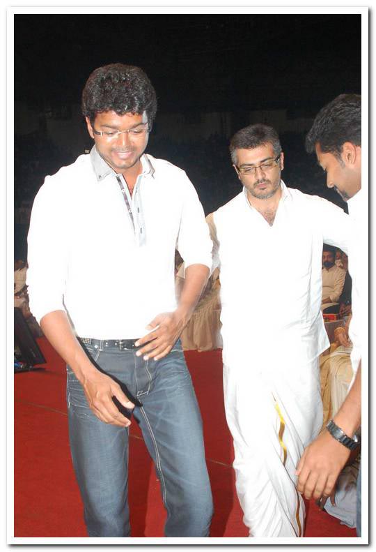 Superstars Ajith and Vijay Togetherphoto Gallery