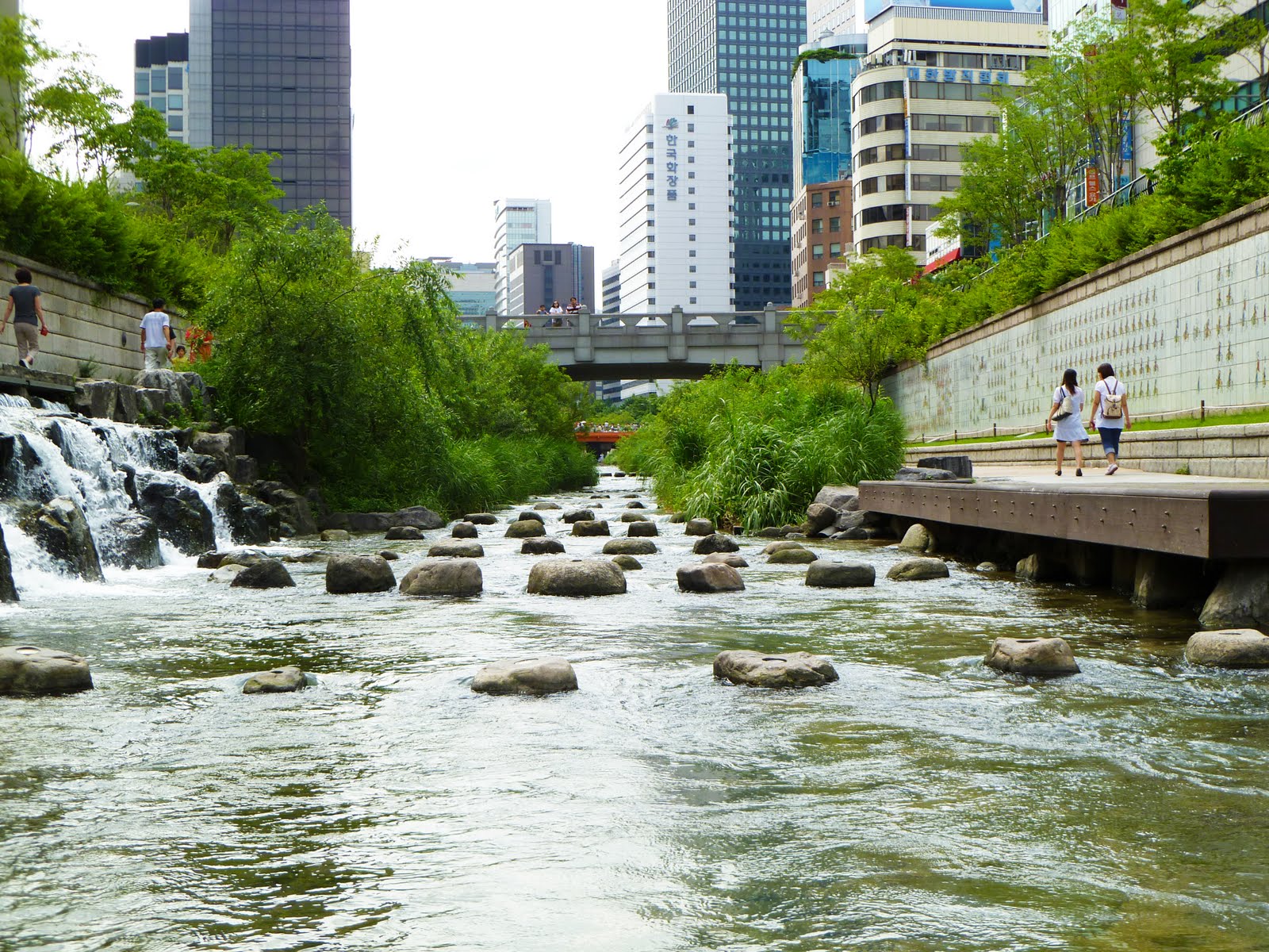 Green...Like a Stop Sign?: Cheonggyecheon River Walk
