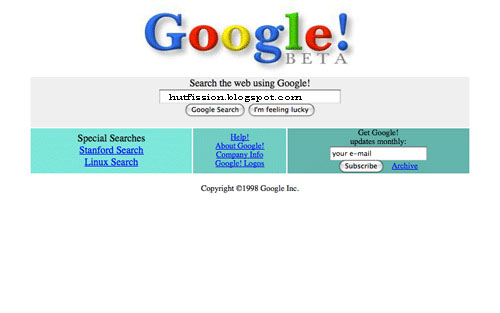 Evolution Of Popular Websites Homepage