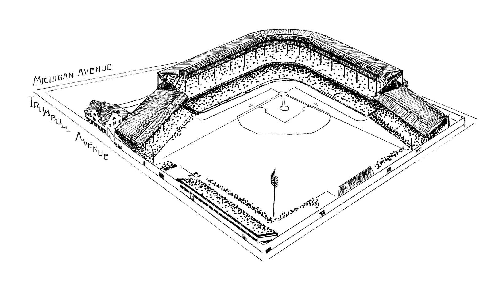 Detroit Tigers - Home Ballparks | Heritage Uniforms and Jerseys and ...