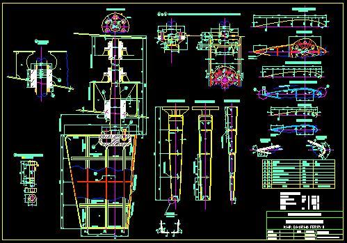 Design CAD 2D & 3D: Design Propeller, Daun Kemudi and Design Poros Kemudi