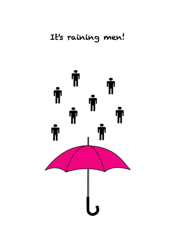 Soursop Greetings: It's raining men!