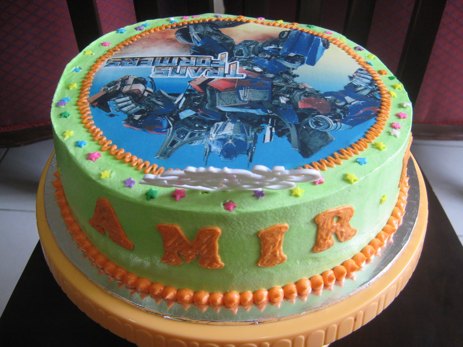 Ani Sweet D's Bakery: Aboy/Amir Faisal - Birthday kek Transformer