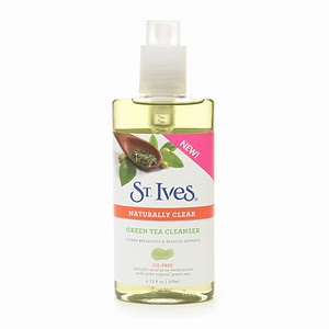 PnkSugr Beauty Scoop: St. Ives Naturally Clearn Green Tea Cleanser