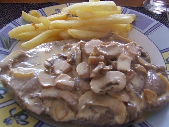 Le Bonheur de la Cuisine: Bifinhos com Natas e Cogumelos