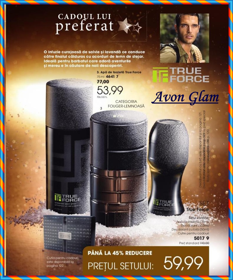 AVON Glam: Set TRUE FORCE