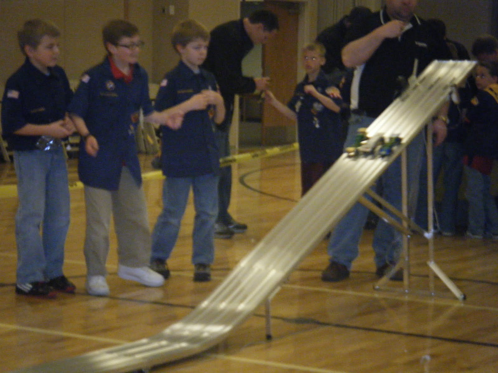 Boy's will be boy's: Pine wood Derby
