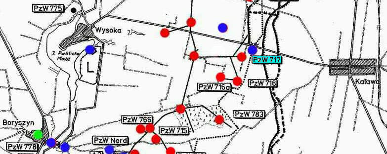 Fritzwaffen: 5cm GrW 36 - Elhelyezés erődítményekbe