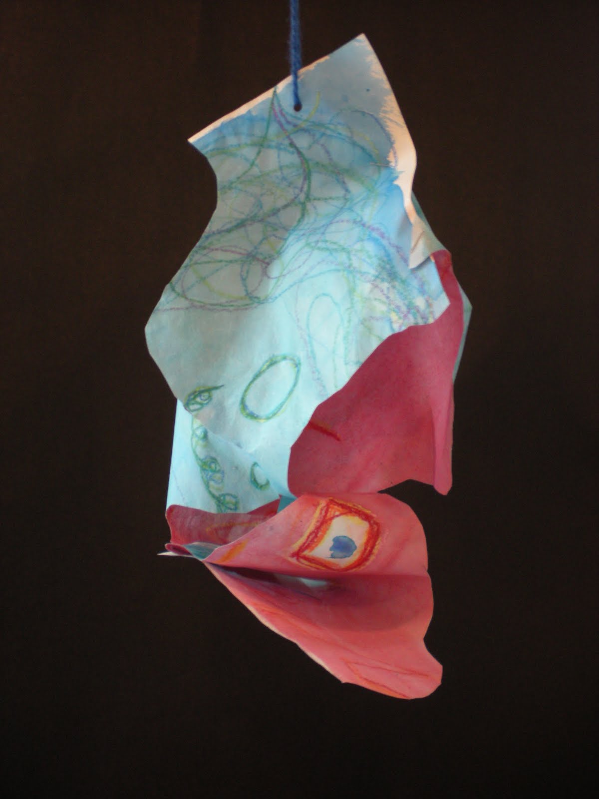 Hanging 3-D Paper Sculpture