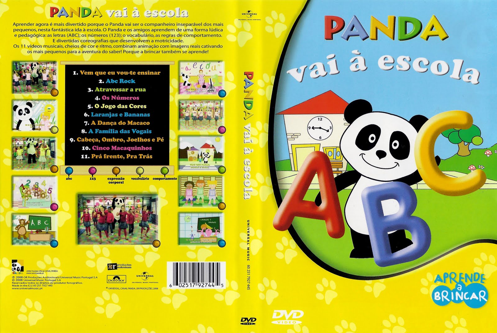 Panda Vai A Escola 1 e 2 | Capas De Filmes Grátis