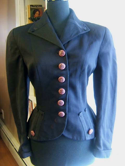 Flannery Crane Vintage Fashion: 1940s: Embellished Military Style ...
