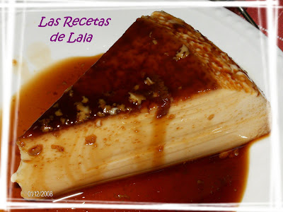 Las Recetas de Lala: Flan de huevo tradicional.