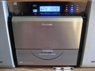noboxtospeakof ( no box to speak of ): Panasonic Executive CD Stereo ...