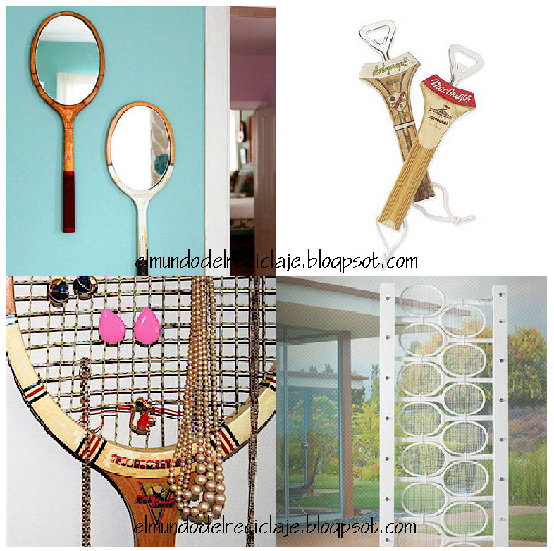 EL MUNDO DEL RECICLAJE: Reciclando una raqueta de tenis ...