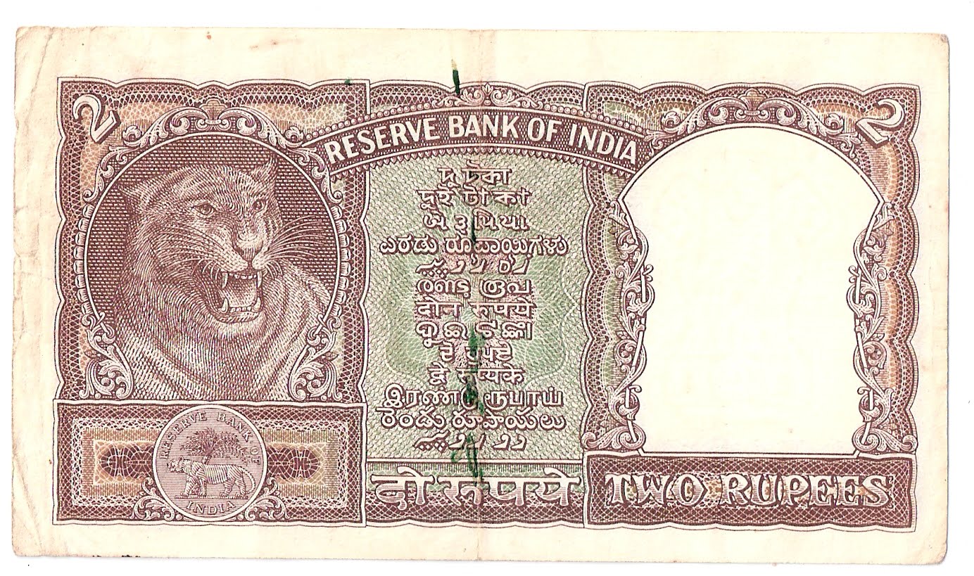 JM CURRENCYWALA..: INDIAN 2 RUPEE NOTE