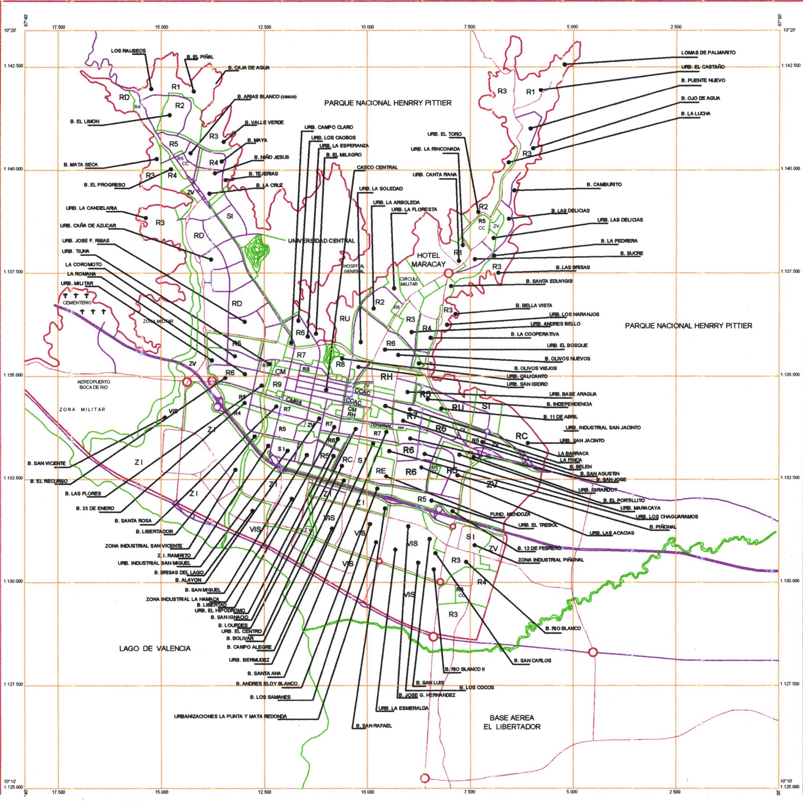 Dibujo de Proyectos: ORDENANZA DE ZONIFICACIÓN DE MARACAY