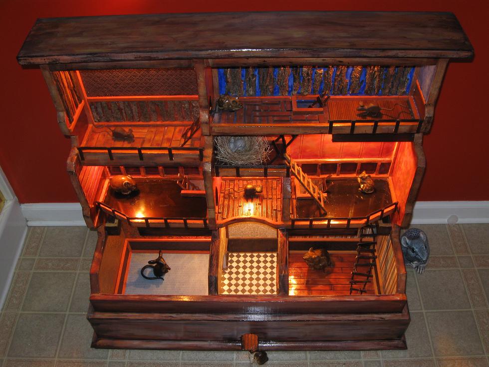 Matthew Fels: Finished Rustic Mouse House