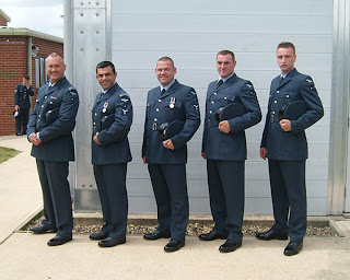 606 (Chiltern) Sqn: 606 Sqn Reservists parade for HM the Queen.