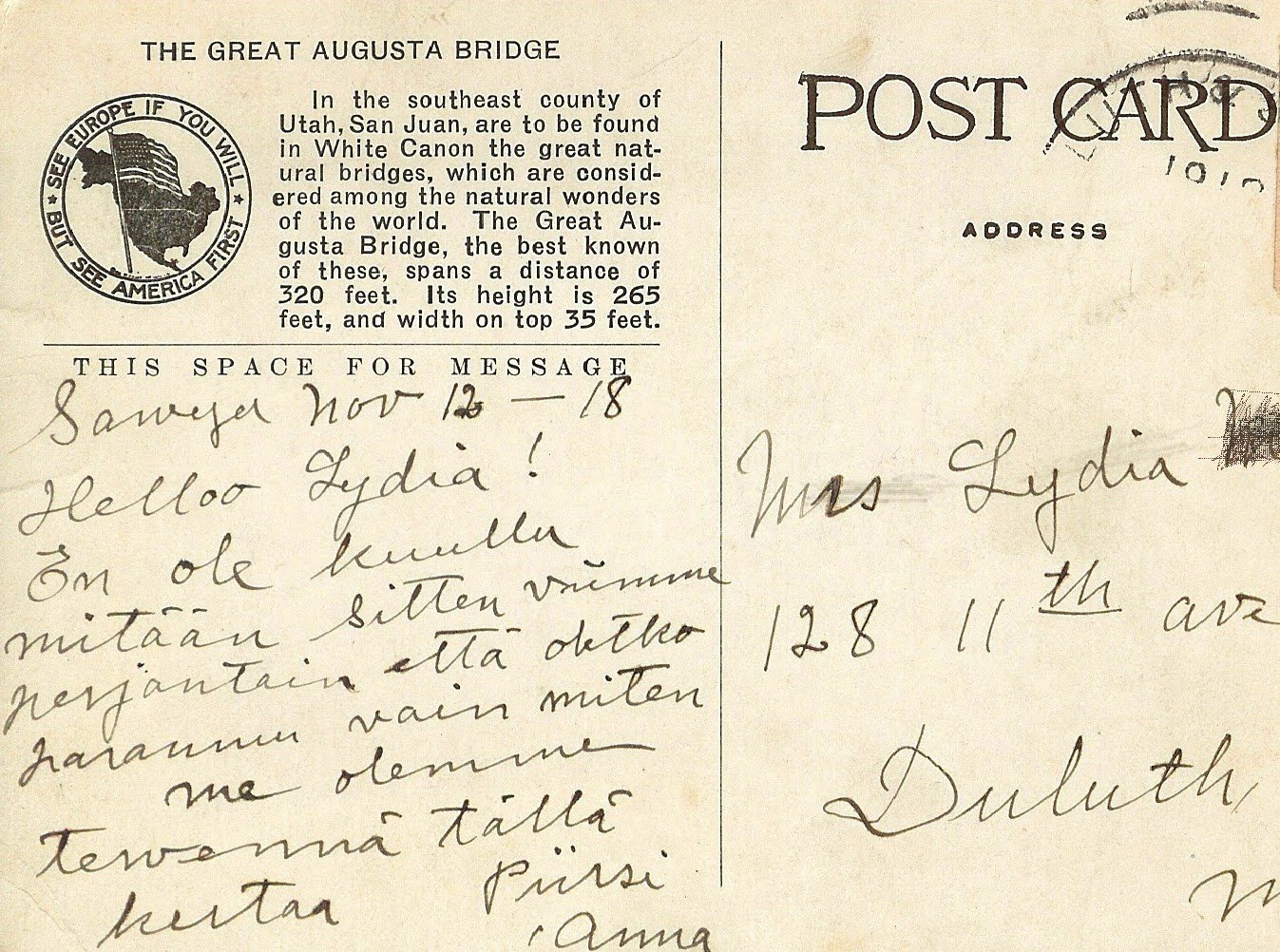 Writerquake: Old Postcard Wednesday--The Great Augusta Natural Bridge ...