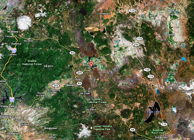 Writerquake: Old Postcard Wednesday--Fall River Mills, California