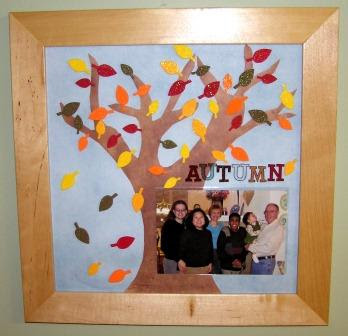 Katie's Nesting Spot: Autumn Foam Leaf Tree Picture
