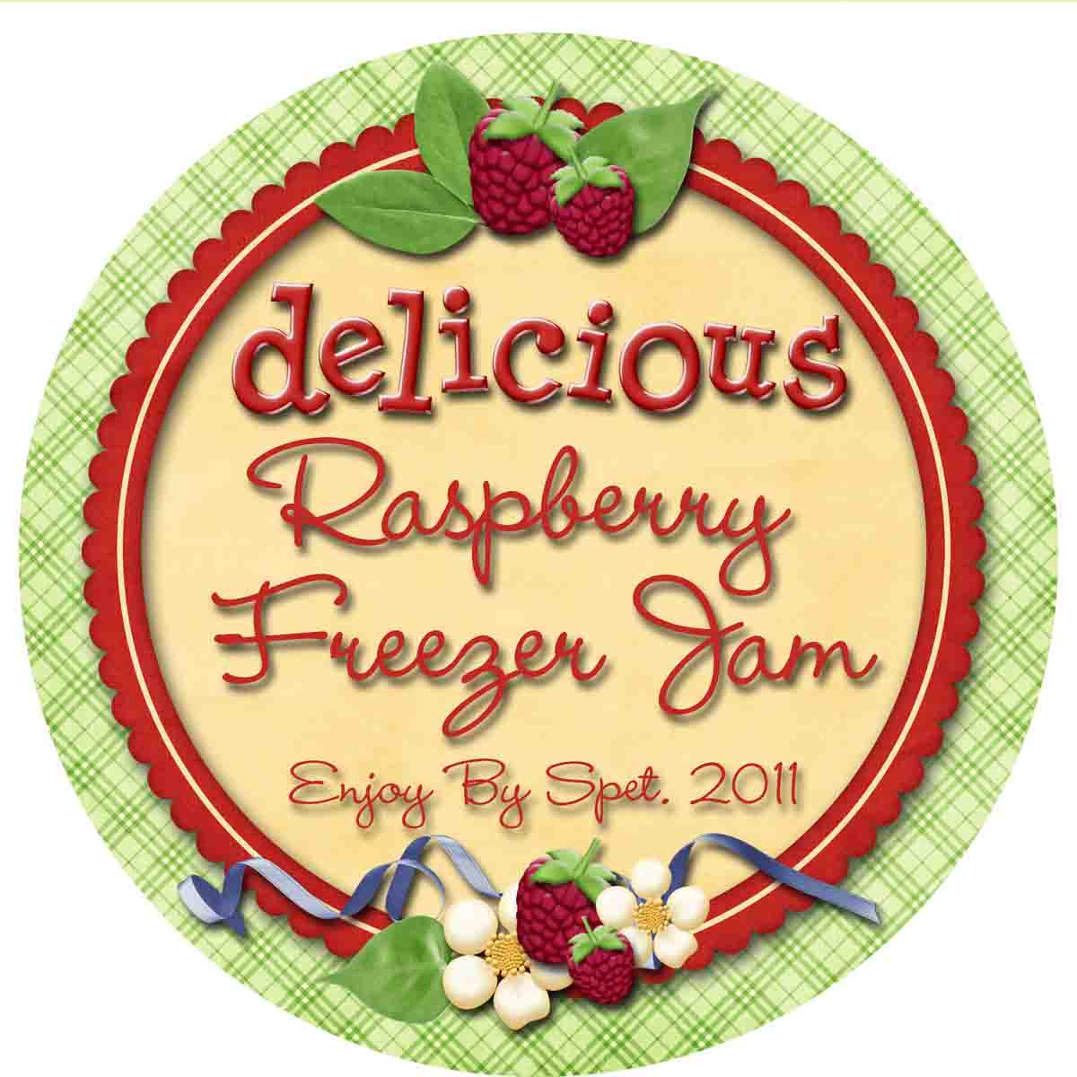 Katie's Nesting Spot: Organic Raspberry Freezer Jam