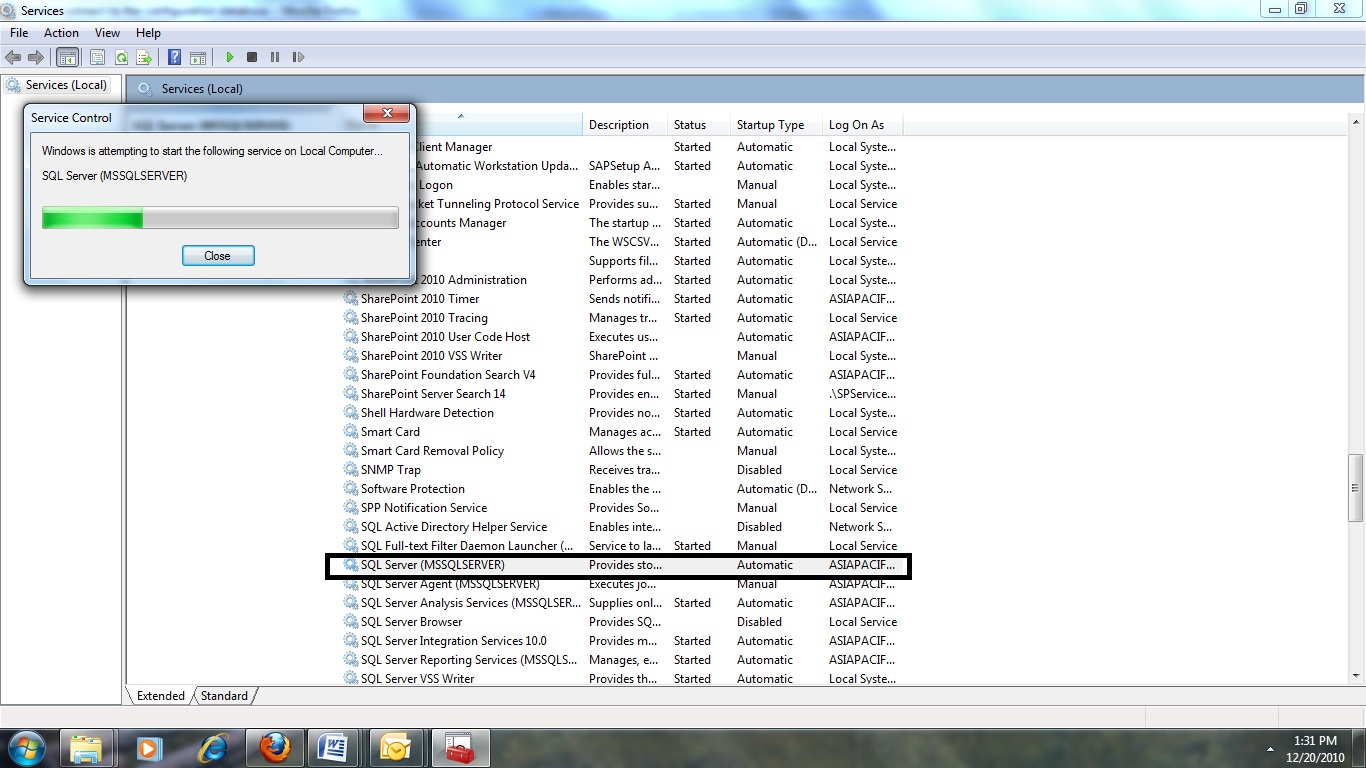 Sharepoint Fix Cannot Connect To The Configuration Database Sharepoint 20072010