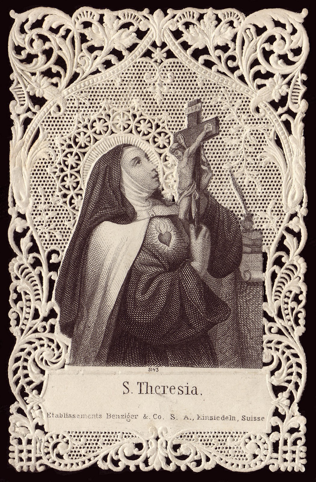hermit brother: St. Teresa of Avila: Holy Card :)